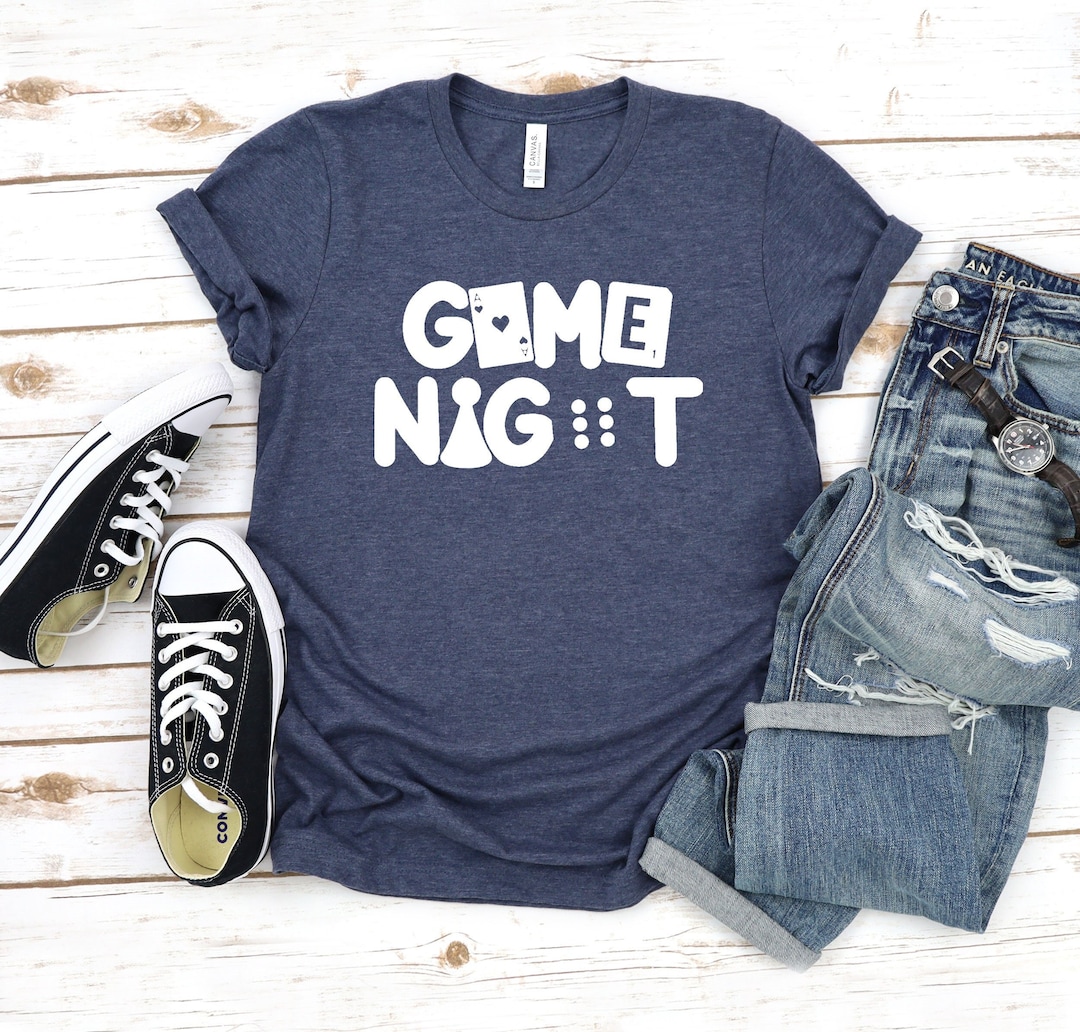 Game Night Shirt, My Favorite Night Saying, Board Game Shirt, Family ...