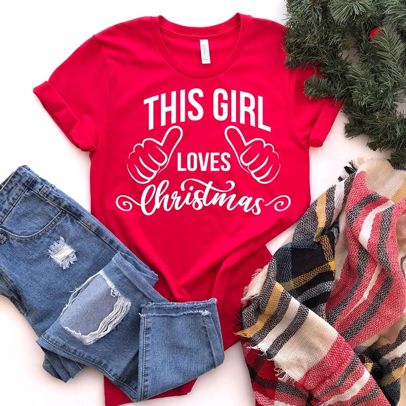 Girls Christmas Tops - Etsy