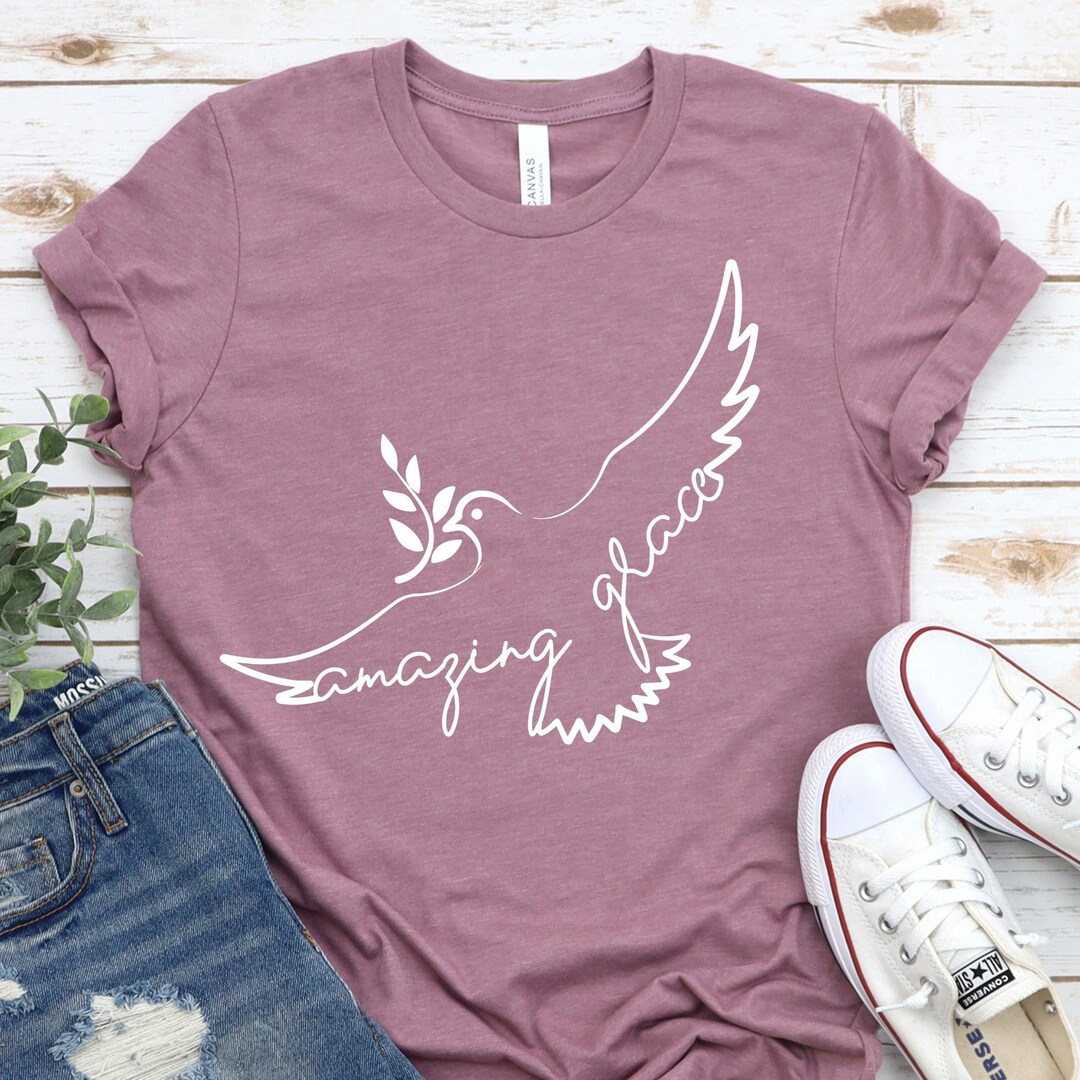 Amazing Grace Shirt,grace Shirt,amazing Grace T Shirt,christian Shirt ...