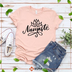 Namaste T shirt/yoga Workout Shirt/ Funny Yoga Shirt/ Meditation Shirt ...