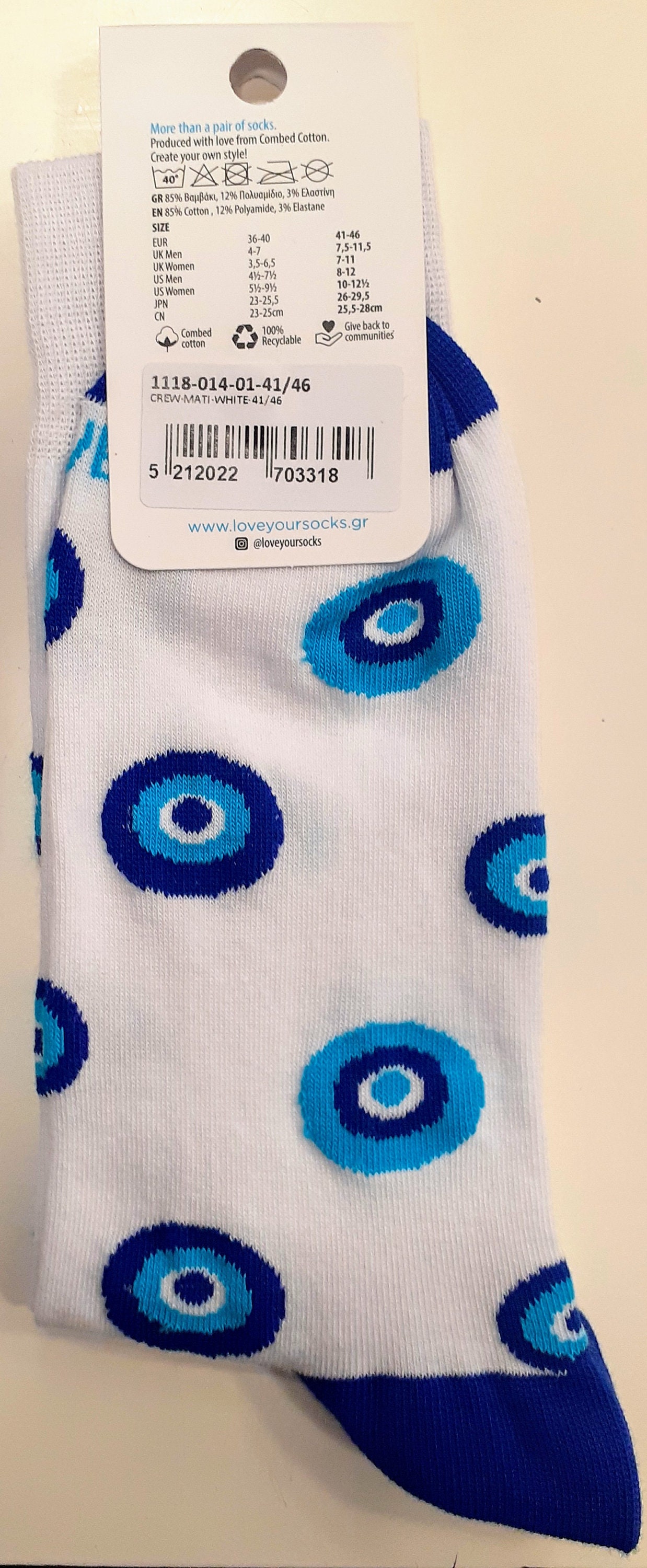 Men Socks Evil Eye Socks Funny Socks Unisex Gift Cool Socks | Etsy