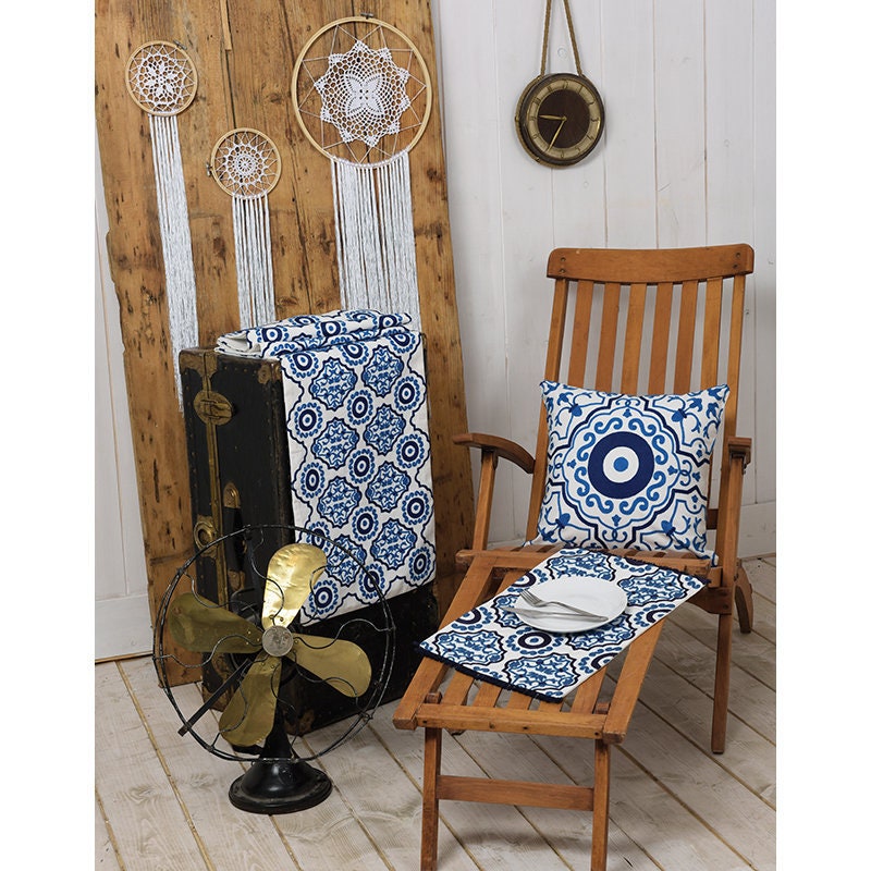 Table Runner Evil Eye Table Runner Wedding Gift Home and - Etsy