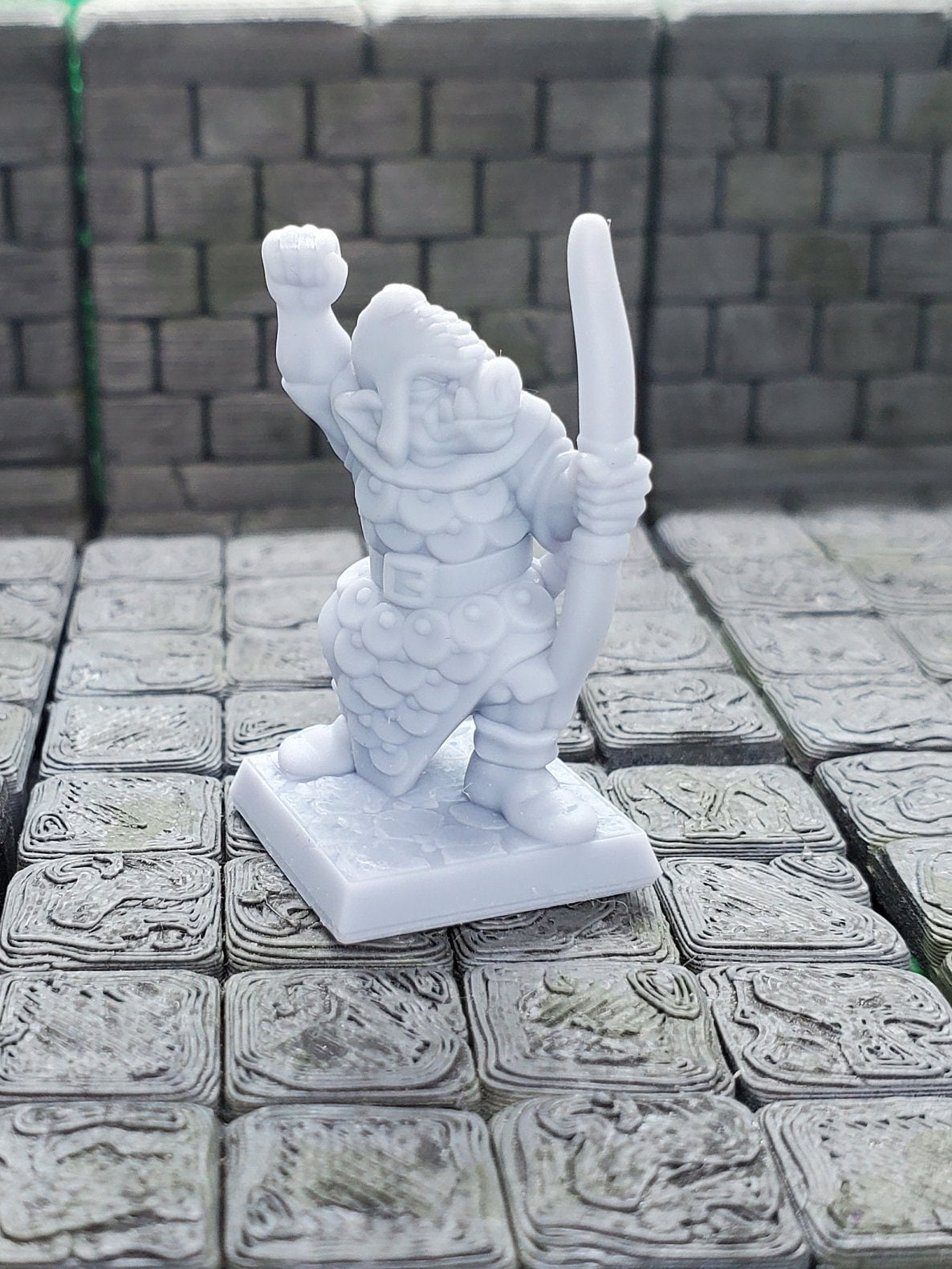 Pig Face Orc Shaman Bow Sword Flame Skull Sahuagin Druid - Etsy UK