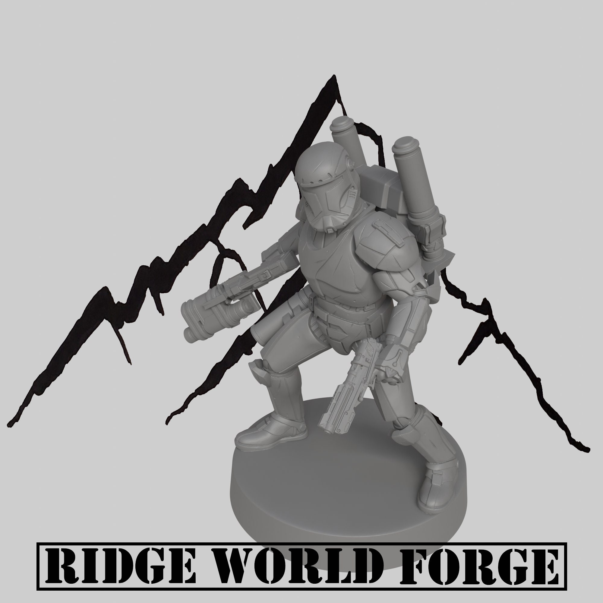 Clone Commando - Clone Wars - Miniatures - Star Wars - 3d Printed ...