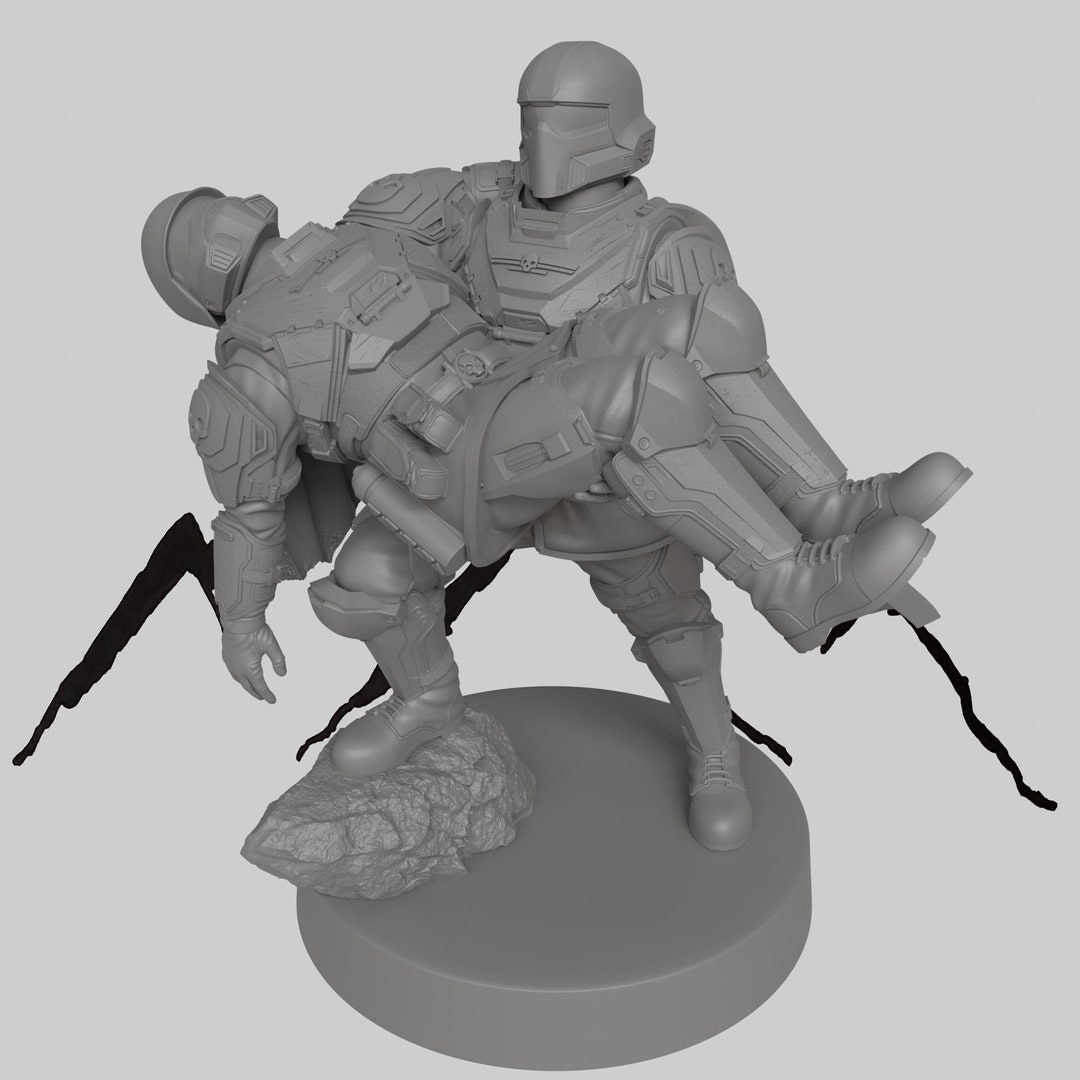 Helldivers 2 Miniatures Part 3 Resin 3d Printed - Etsy