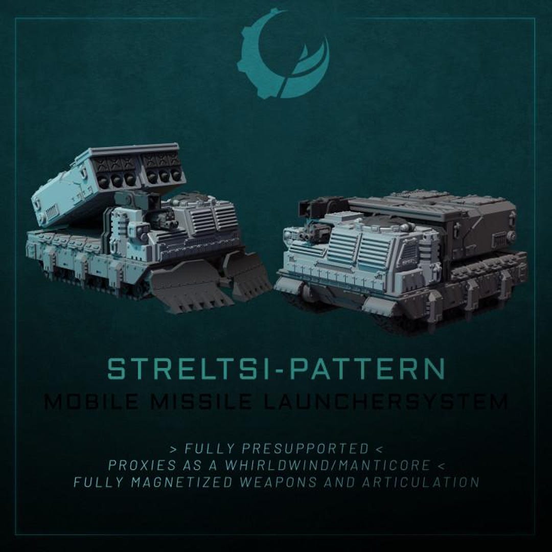 Streltsi-pattern MLRS - Sci Fi/modern - Modular - Magnet Ready - Etsy