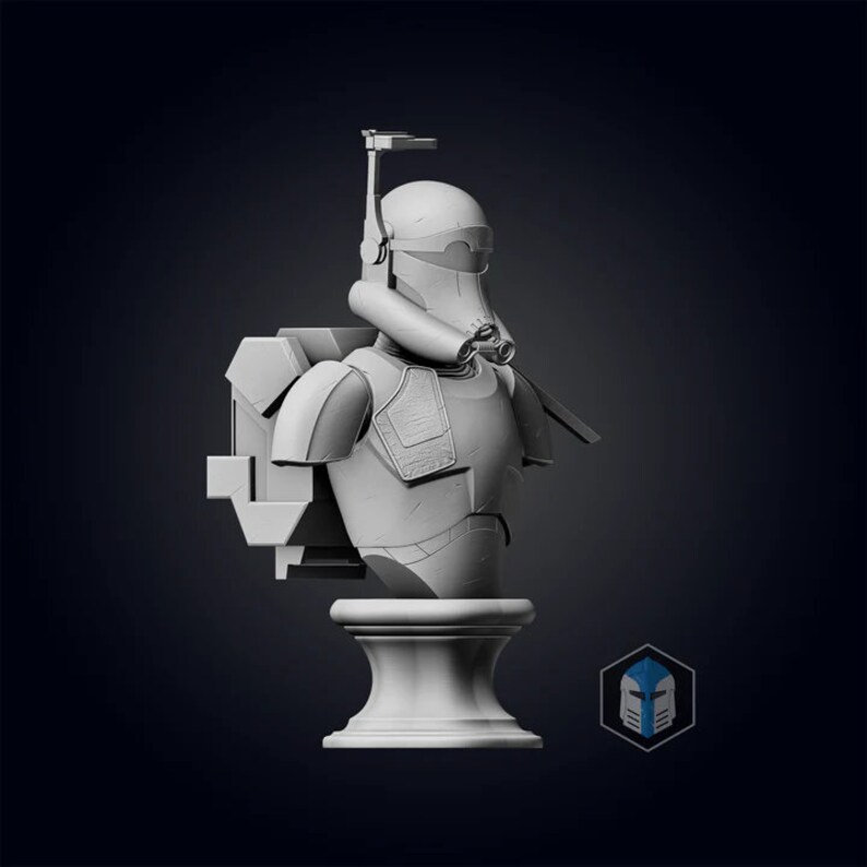 Crosshair The Bad Batch Busto Star Wars Impreso en 3D - Etsy México