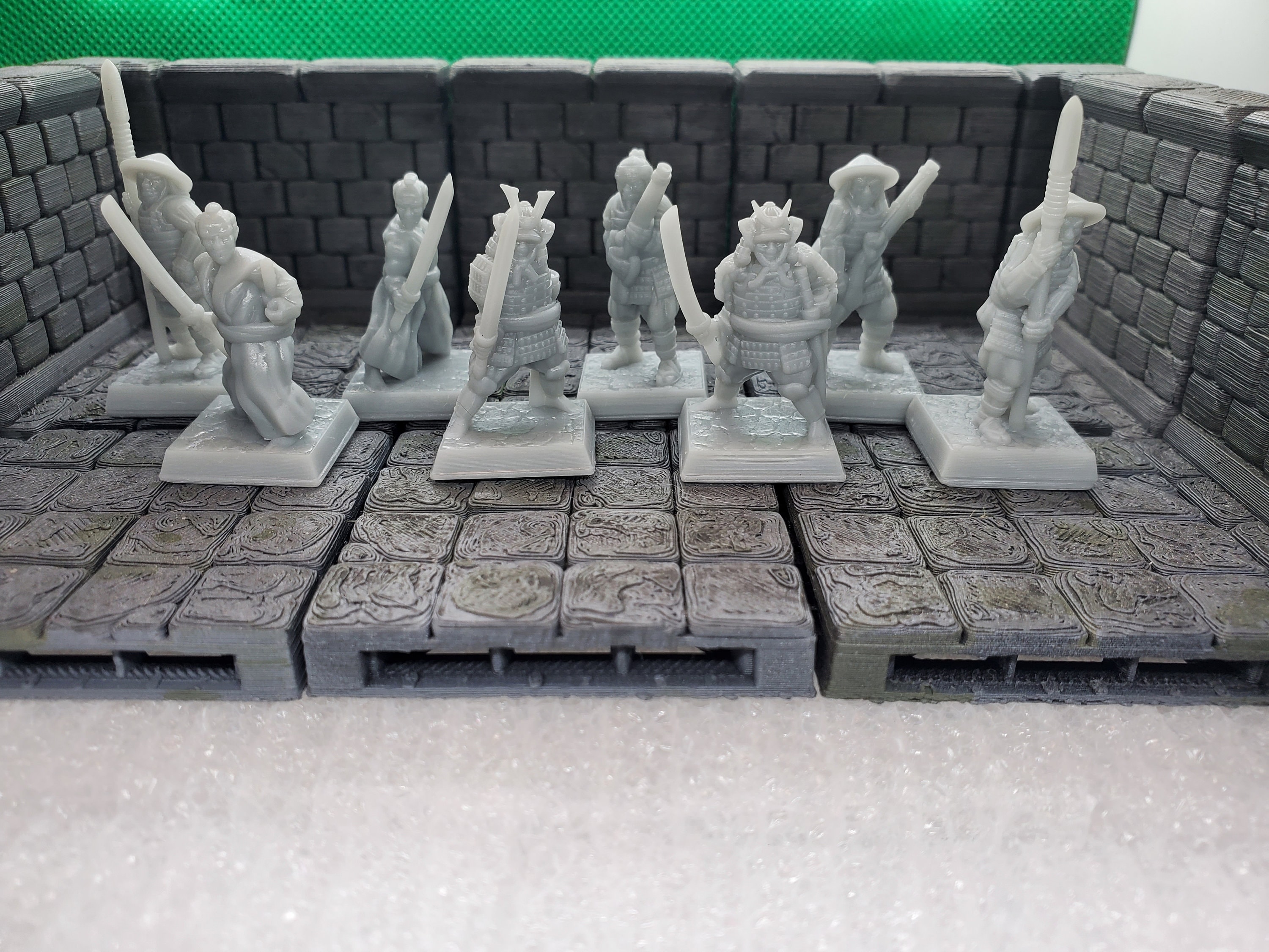 Samurai, Ronin, and Ashigaru 28mm Dungeons and Dragons Pathfinder Resin ...