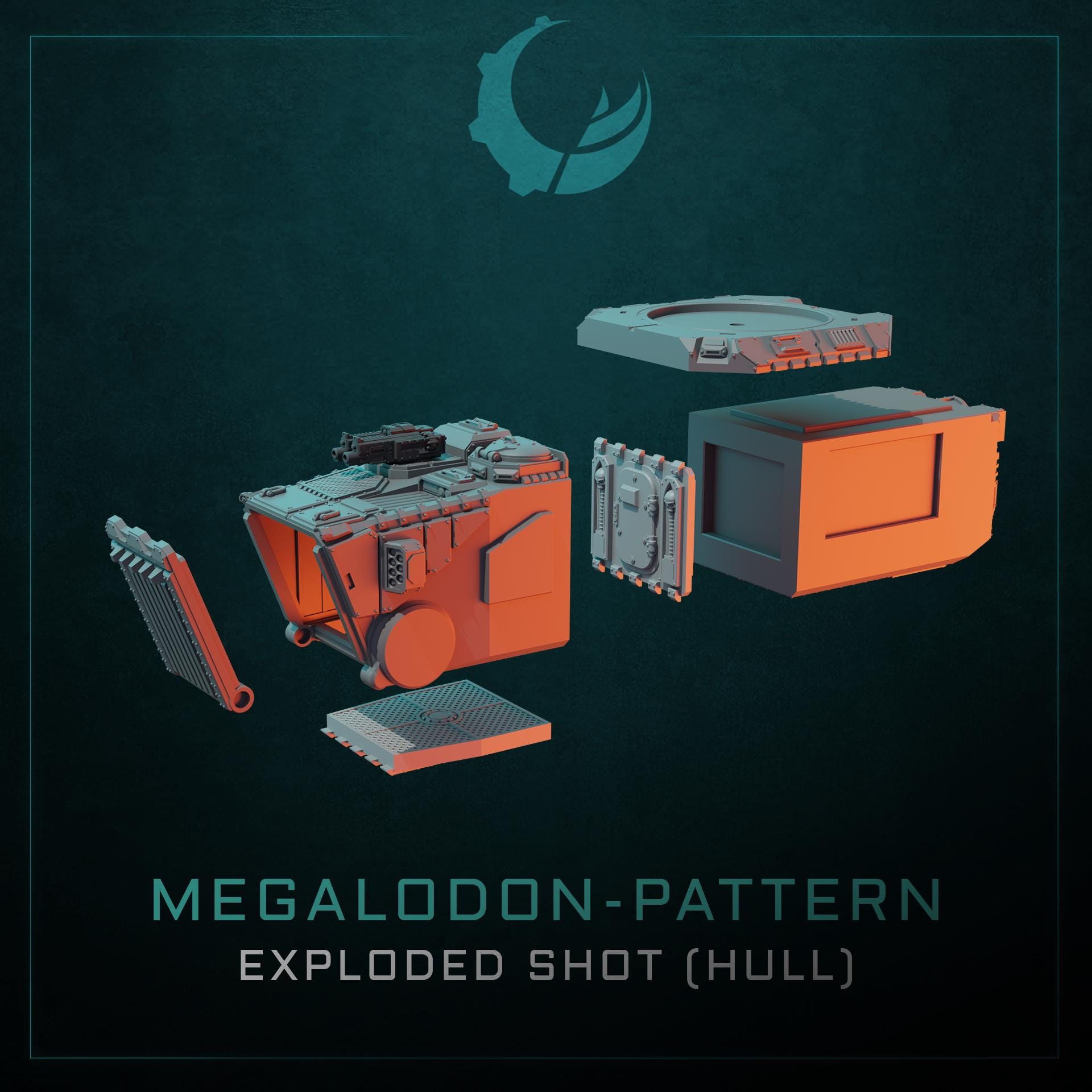 Megalodon-pattern Heavy Assualt Vehicle - Sci Fi/modern - Modular ...