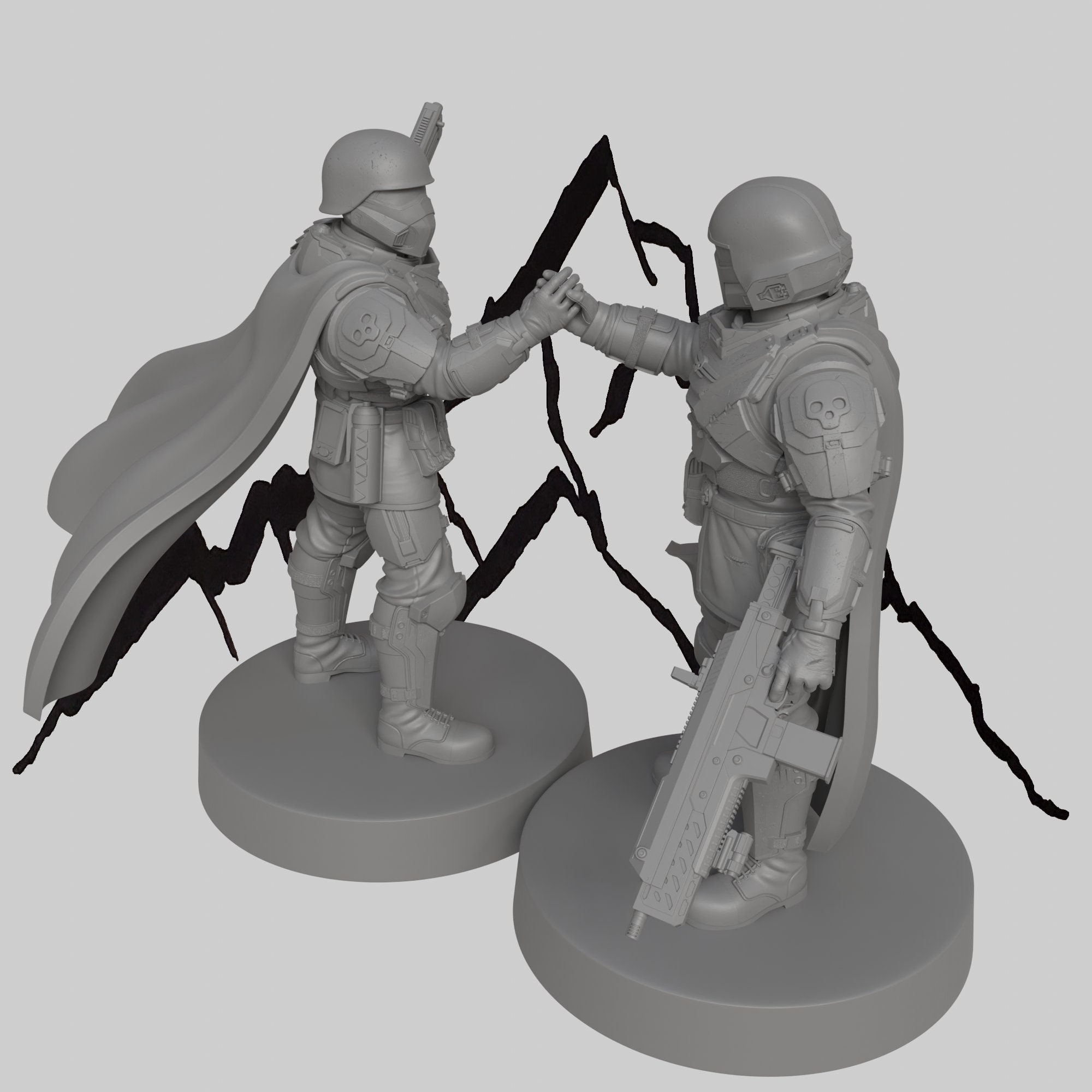 Helldivers 2 Miniatures Part 2 Resin 3d Printed - Etsy