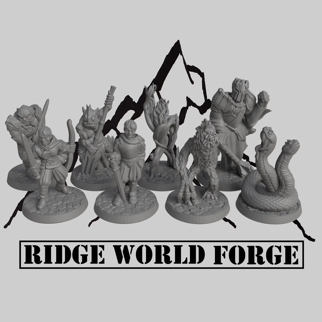 Dark Knights - Female Adventures - Vine+needle Blight - Sahuagin ...