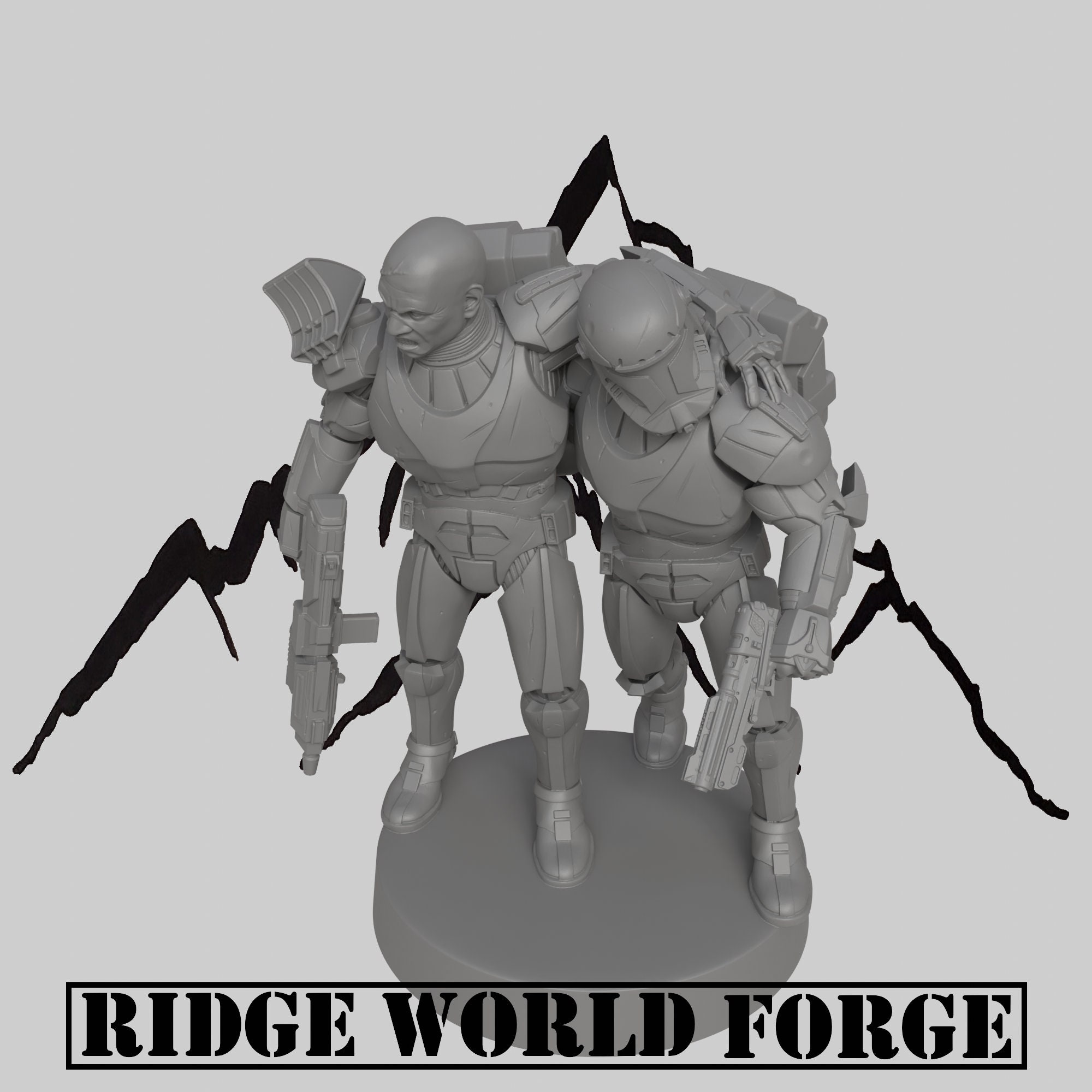 Clone Commando - Clone Wars - Miniatures - Star Wars - 3d Printed ...