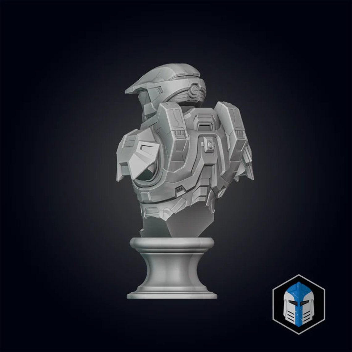 Master Chief Bust Halo 3d Printed - Etsy