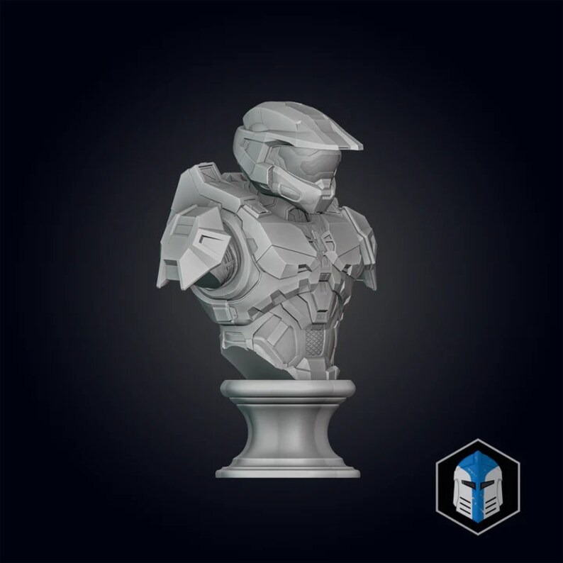 Master Chief - Bust - Halo - 3d Printed - Etsy