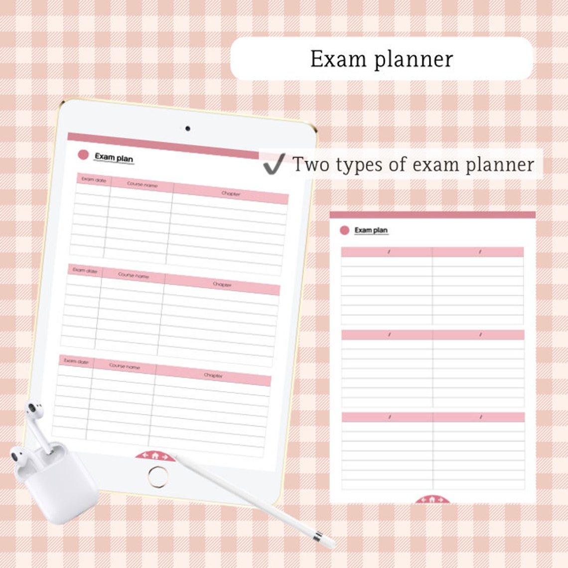 College Student Semester Planner, Academic Planner, Printable, Semester ...