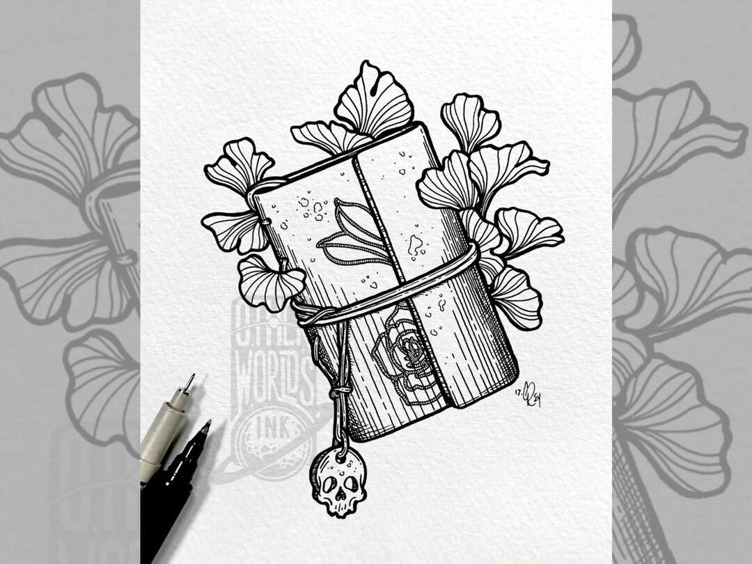 JOURNAL - Inktober 2024 Original Piece - Etsy