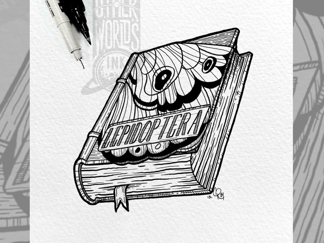 GUIDEBOOK - Inktober 2024 Original Piece - Etsy