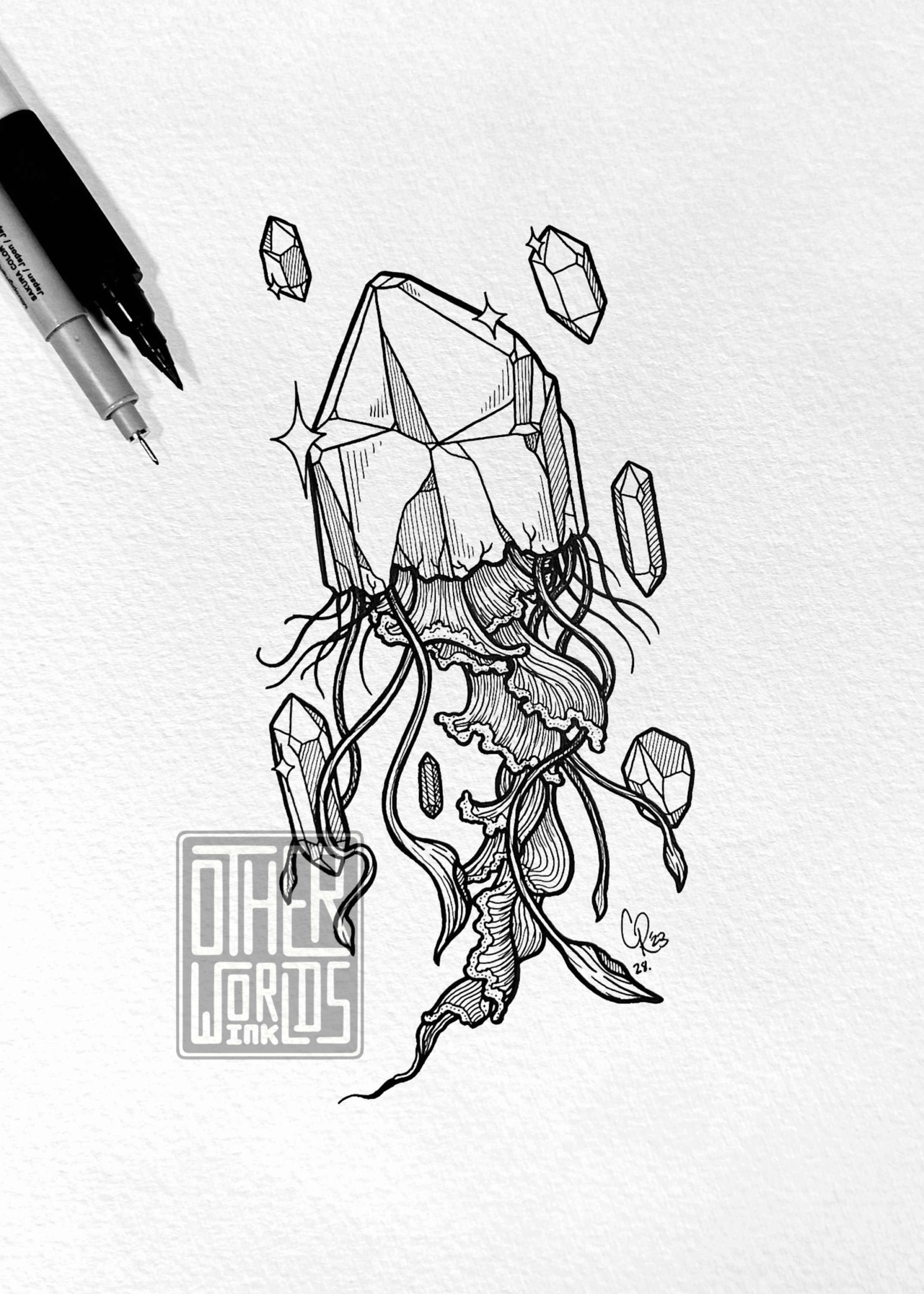 Sparkle Inktober 2023 Original - Etsy