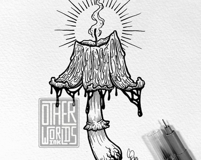 Drip - Inktober 2023 Original - Etsy