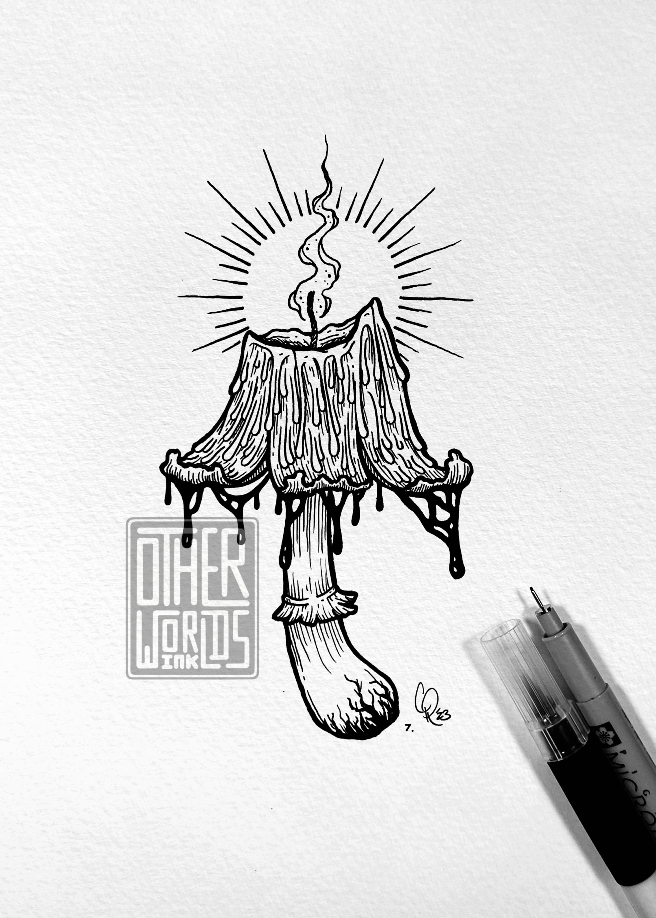 Drip Inktober 2023 Original - Etsy