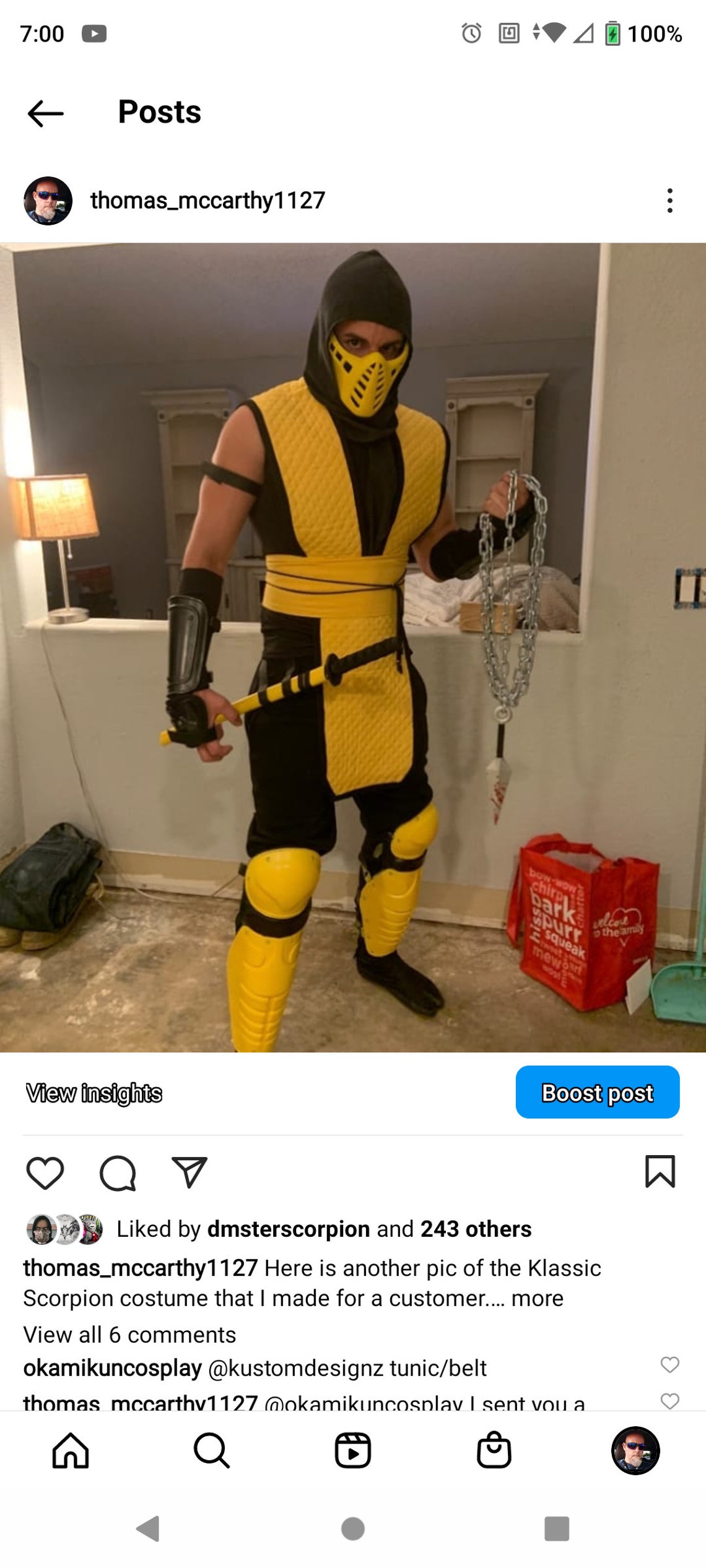 Mortal Kombat Klassic Tunic/belt. - Etsy