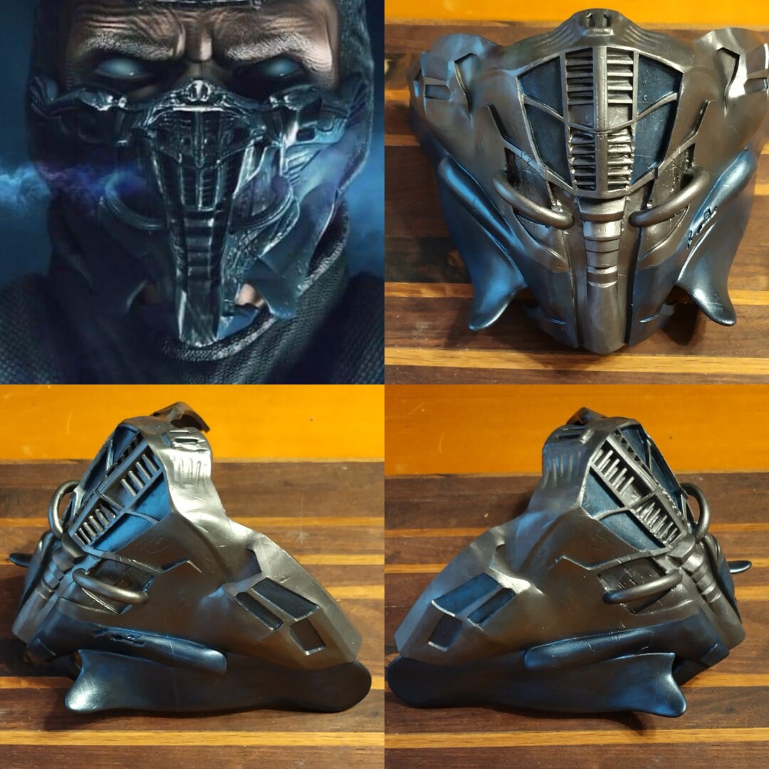 Kustom Mortal Kombat Sub Zero Mask - Etsy