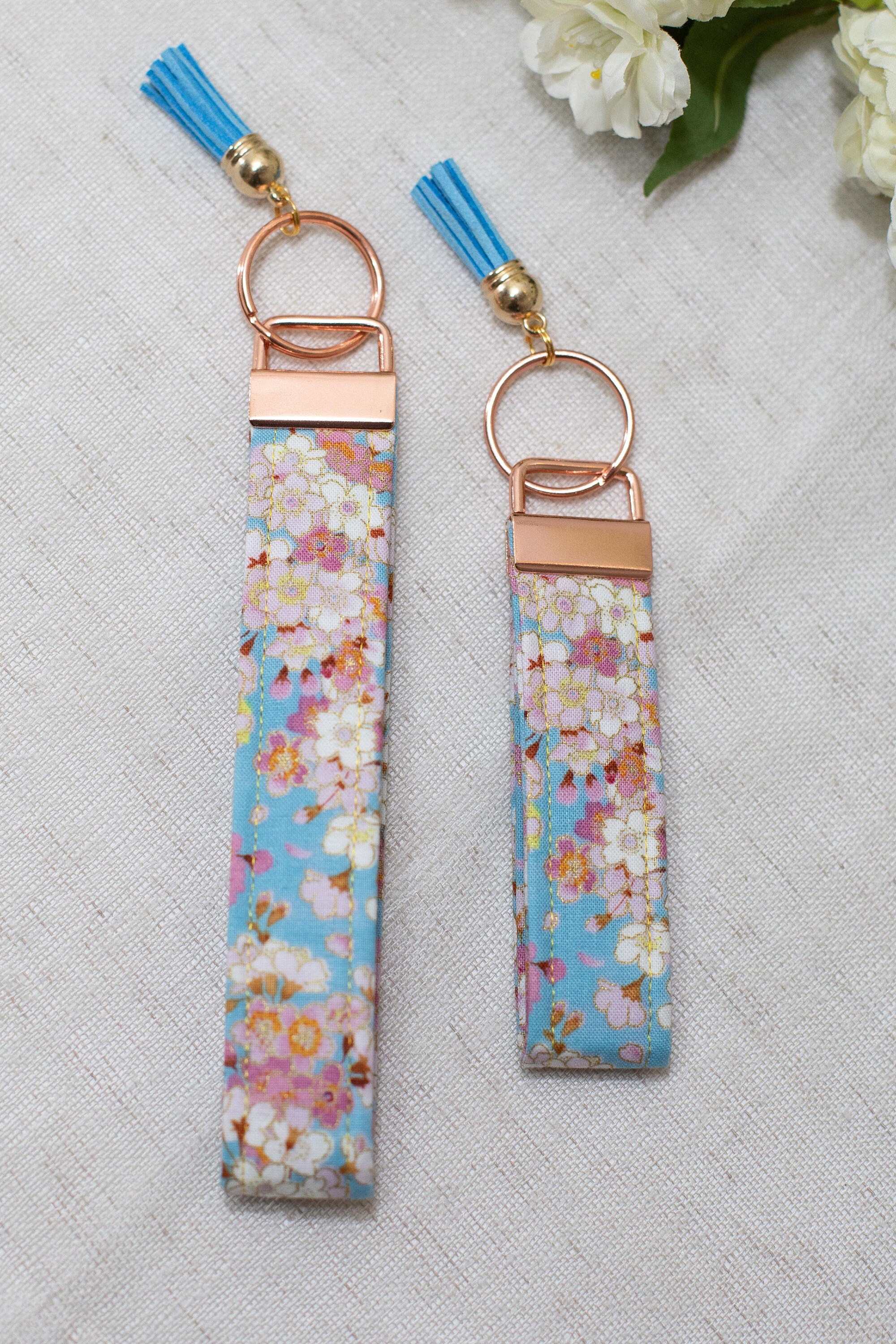 Asian Oriental Handmade Key Fob With Tassel (wristlet or Mini Size) - Etsy
