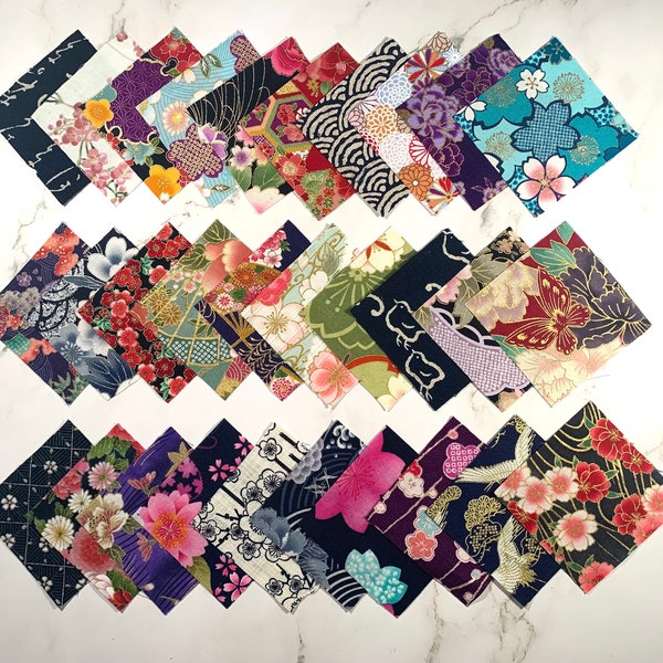 Asian Print Fabric - Etsy