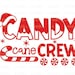 Candy Cane Crew Svg Png Merry Christmas Christmas Svg | Etsy
