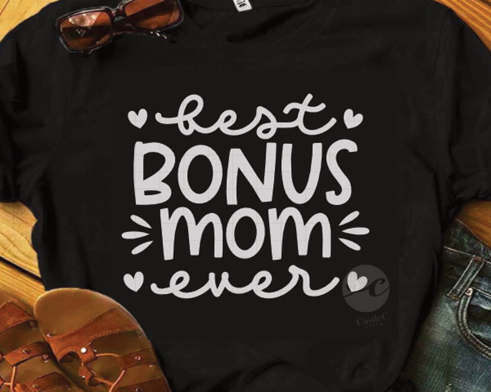 Best Bonus Mom Ever Svg Mothers Day Svg Mothers Day Svg Etsy 