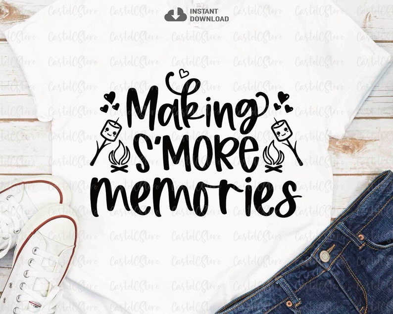 Making S'more Memories, Camping Sign, Smores Station, Smores Sign Svg ...