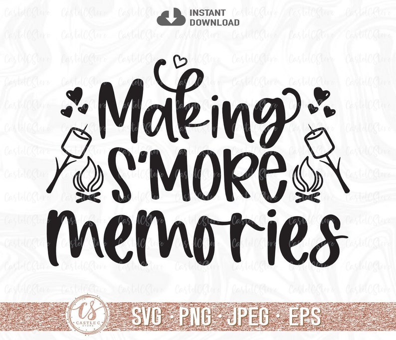 Making S'more Memories Camping Sign Smores Station - Etsy