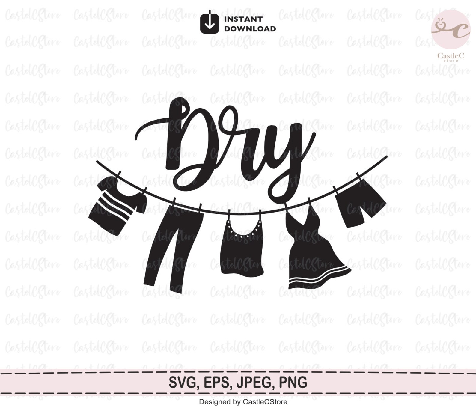 Wash Dry Svg Washer Dryer Svg Wash and Dry Sign Laundry | Etsy