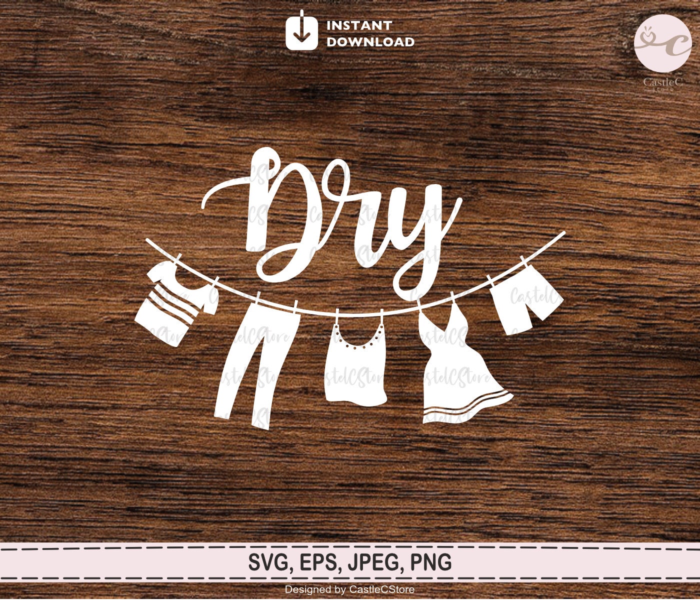 Wash Dry Svg Washer Dryer Svg Wash and Dry Sign Laundry | Etsy