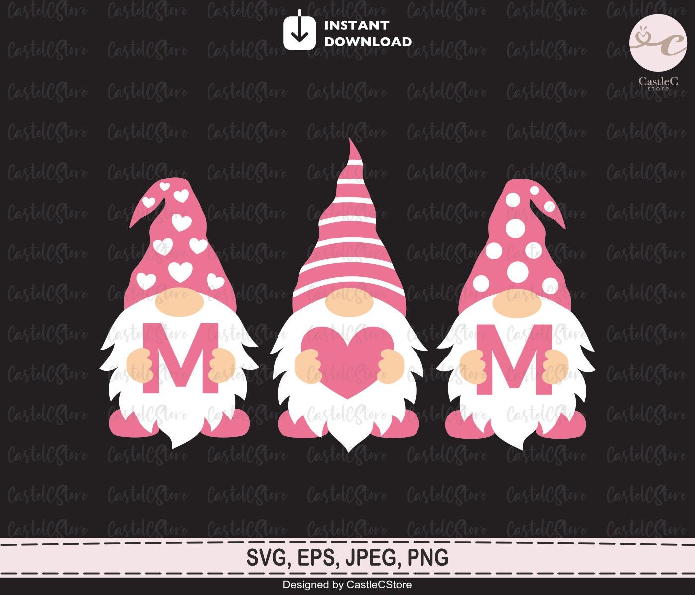 Mothers Day Svg Gnomes Svg Love Svg Mom Life Svg Gnomes - Etsy