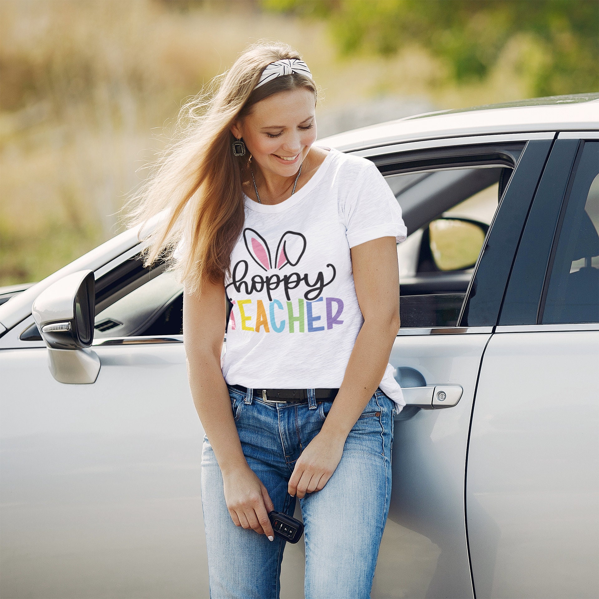 Hoppy Teacher Svg Teacher Easter Shirt Svg Png Funny - Etsy