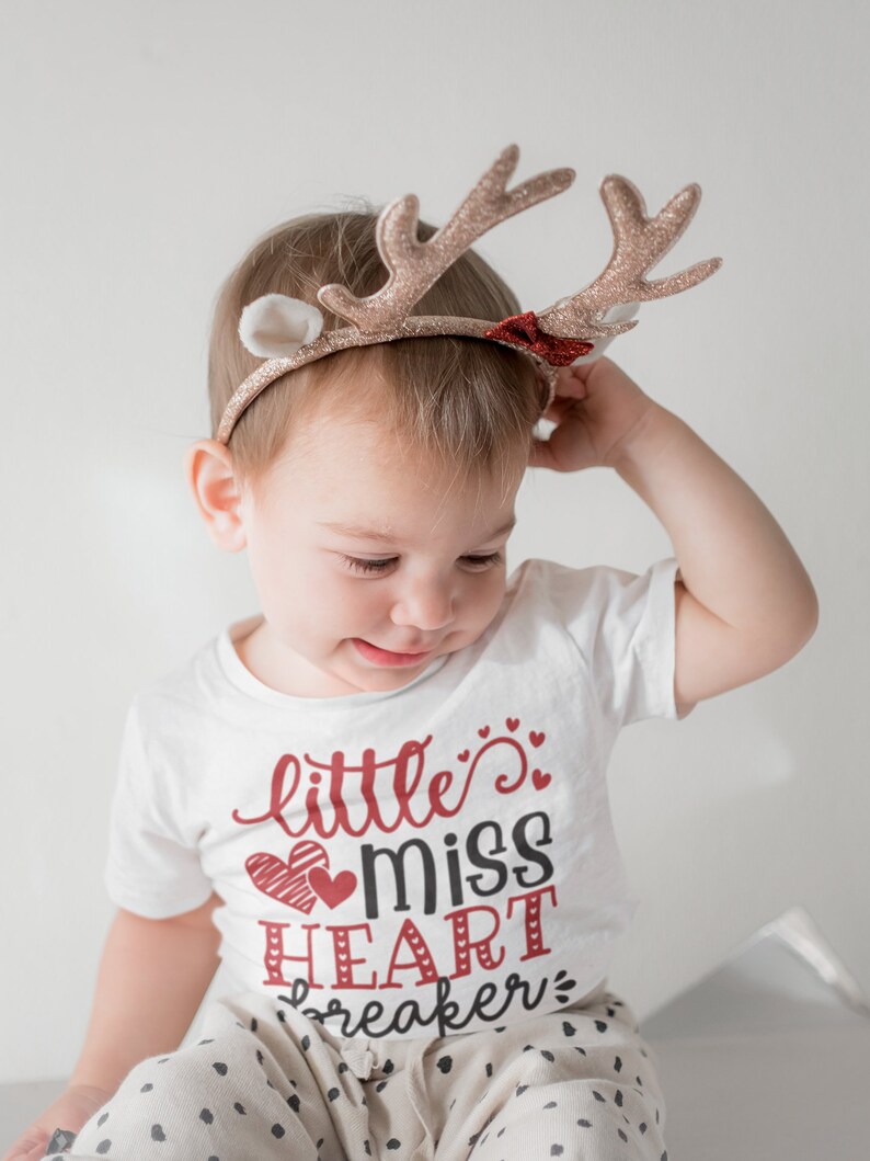 Little Miss Heart Breaker Svg, Valentine's Day, Valentines for Baby ...