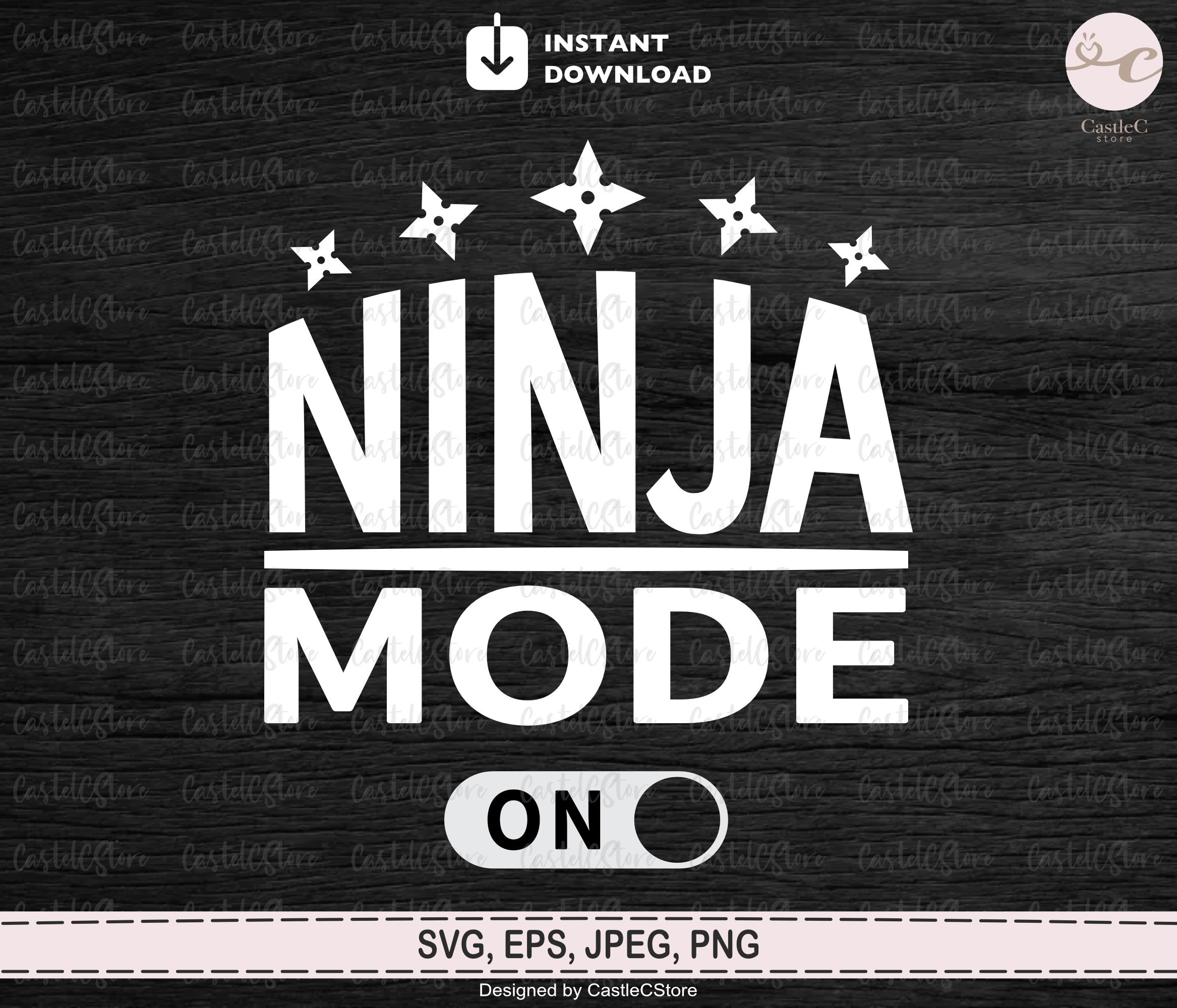 Ninja Mode Svg, Ninja Mode On, Ninja Birthday Svg, Ninja Kids Svg ...