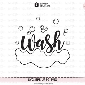 Wash Dry Svg Washer Dryer Svg Wash and Dry Sign Laundry | Etsy Canada