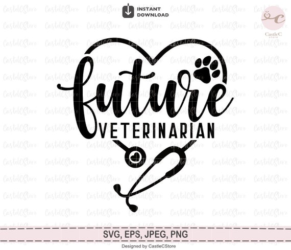 Future Veterinarian Svg Animal Heartbeat Svg Png Vet - Etsy
