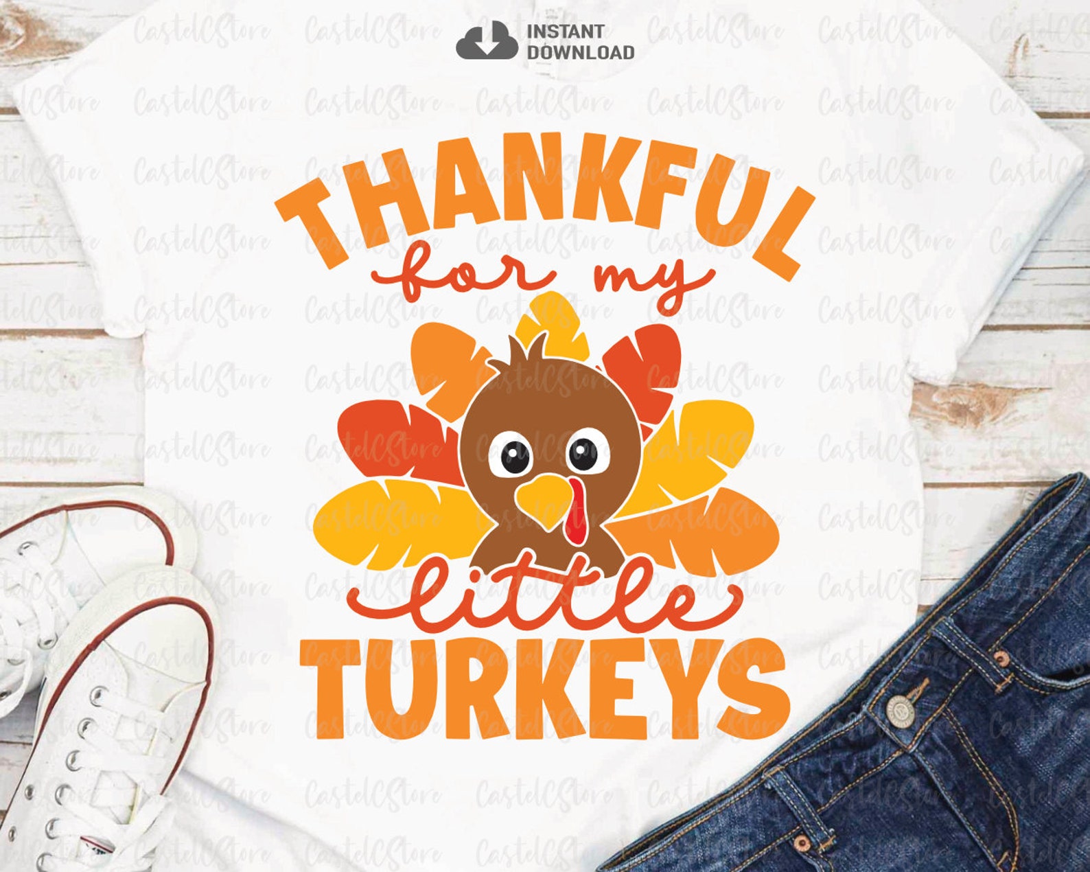 Thankful for My Little Turkeys Svg Thanksgiving Svg Teacher - Etsy