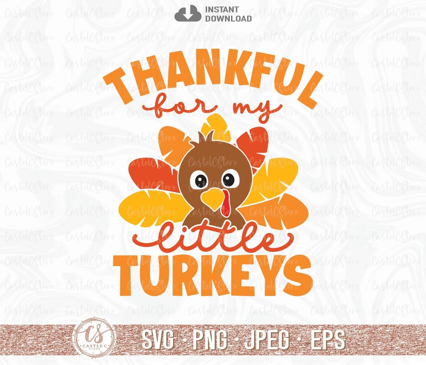 Thankful for My Little Turkeys Svg Thanksgiving Svg Teacher - Etsy