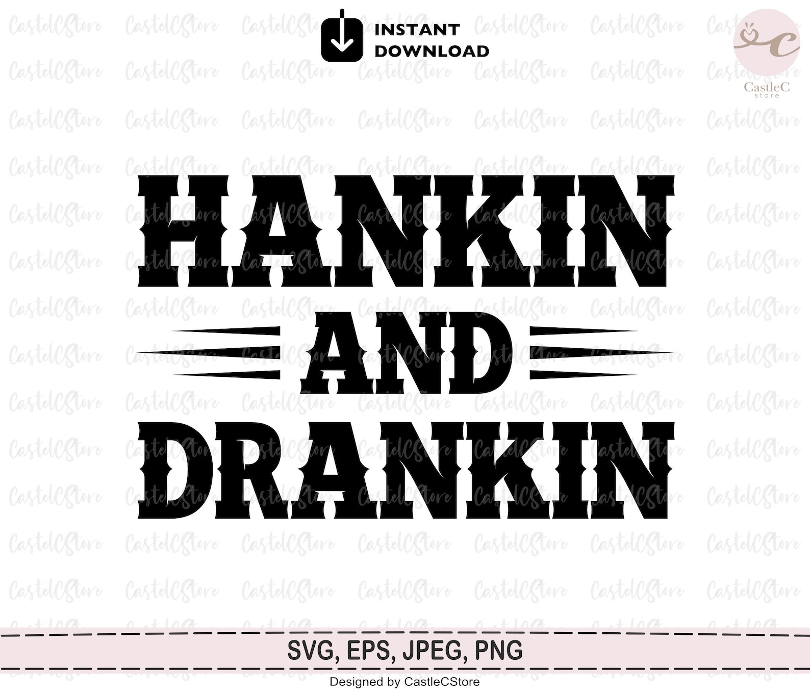 Hankin and Drankin Svg, Funny Svg, Country Svg, Drinking Svg, Hank ...