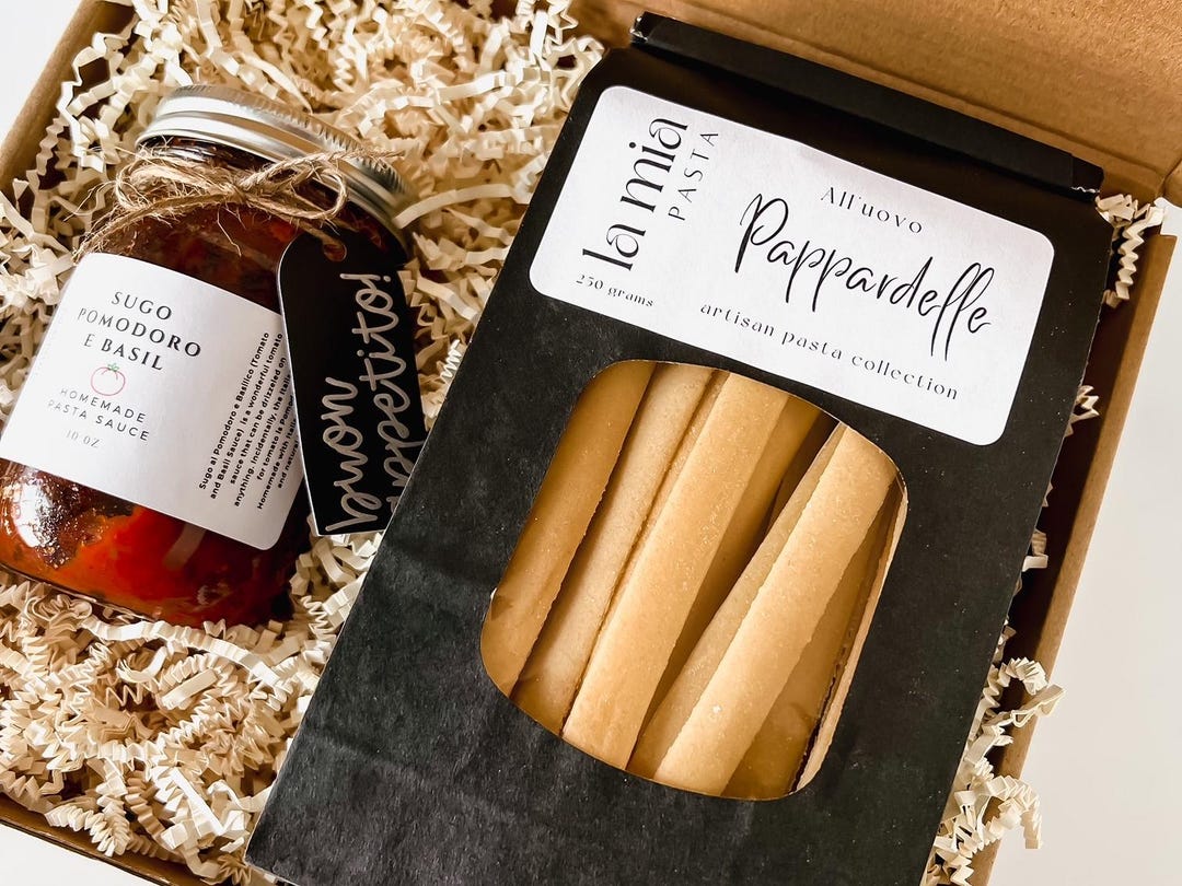 Artisan Pasta Birthday Care Package - Gourmet Pasta Cooking Set ...