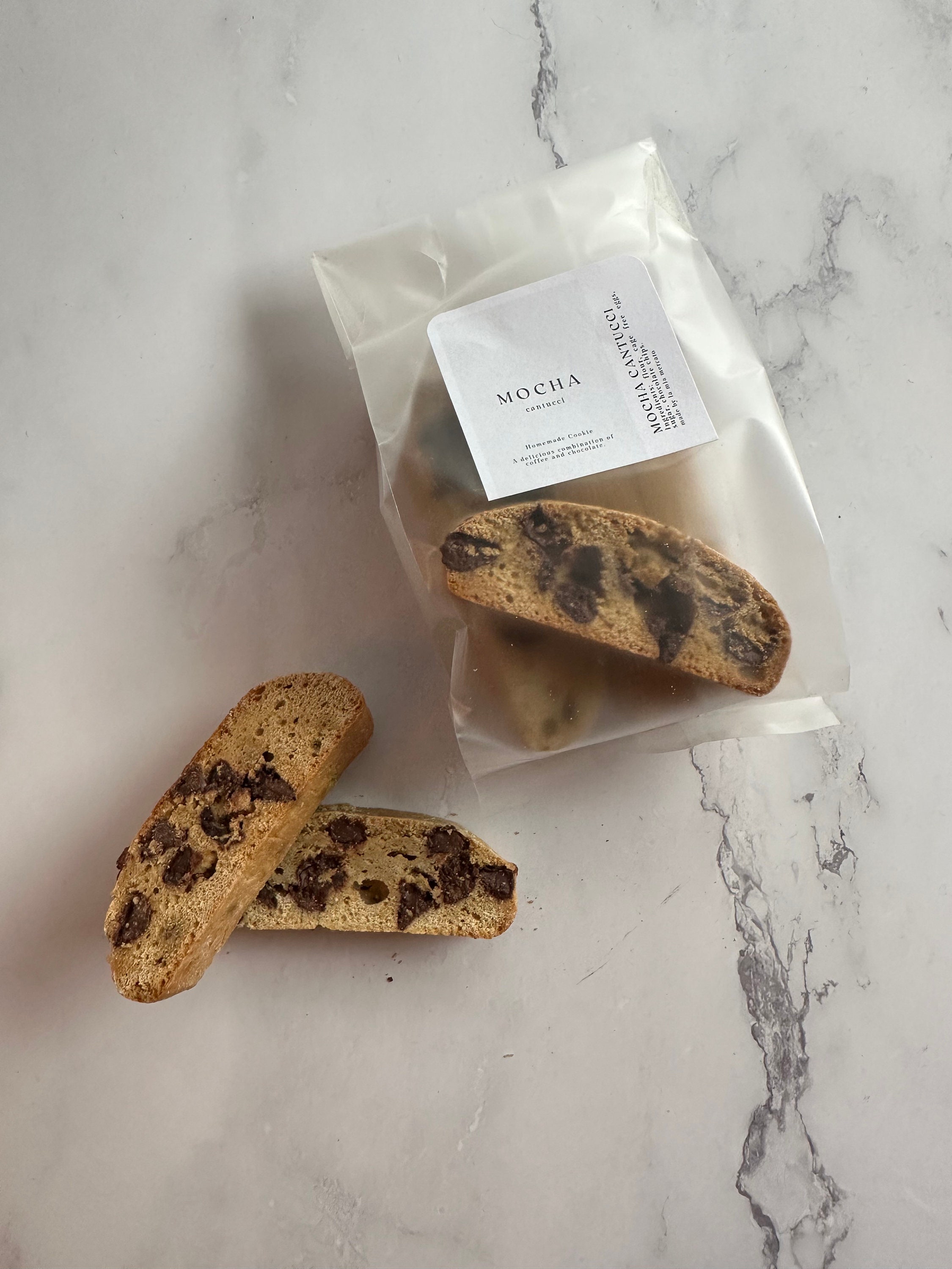 Mocha or Almond Biscotti | Cantucci | Italian Biscuit Wedding Favors ...