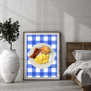 Ron Swanson Breakfast Poster, Parks and Recreation Print, Funny Kitchen ...