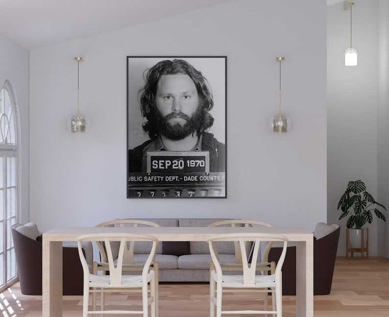 Mugshot Poster Black and White Celebrity Mugshot Vintage - Etsy