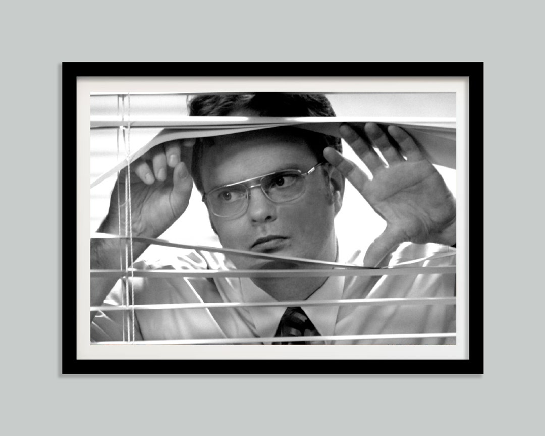 The Office TV Show Poster, Dwight Schrute Print, Funny Movie Poster ...
