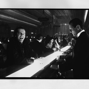 The Shining Poster, Jack Nicholson, Black and White, Bar Cart Print ...