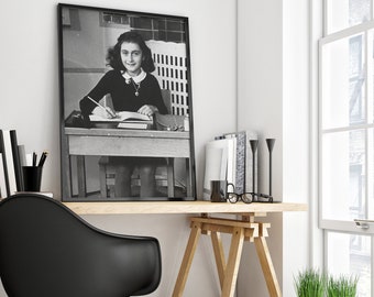 Anne Frank Poster Print - Etsy